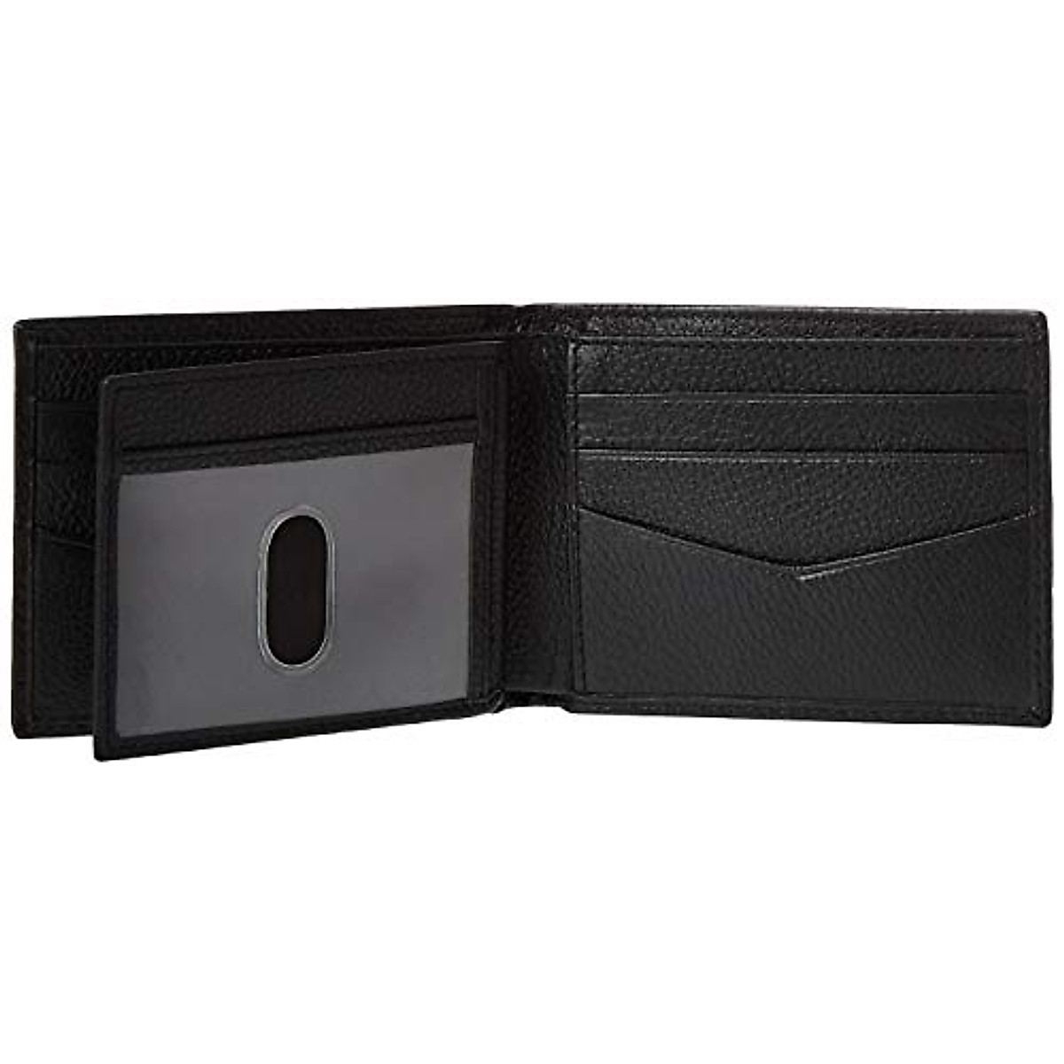 Fossil mens Wilder Flip Id Bifold Bi Fold Wallet, Wilder Black, One Size US
