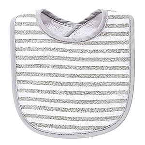 Hudson Baby Unisex Baby Cotton and Polyester Bibs, Moon And Back, One Size