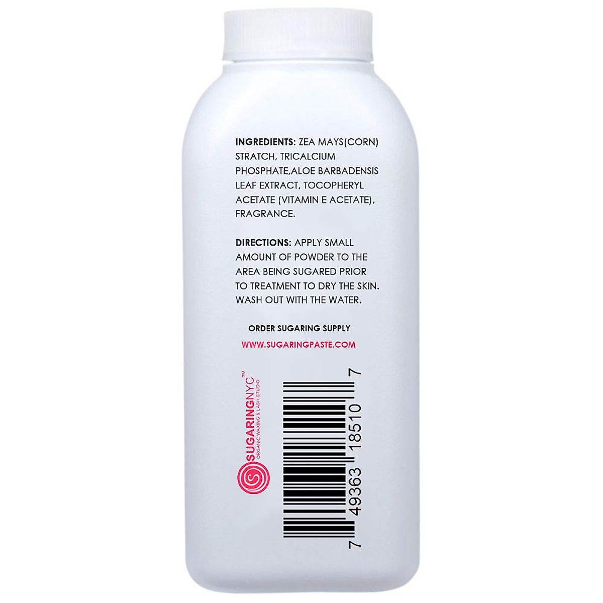 Sugaring Talc-Free Powder Travel Size 115g (4oz)
