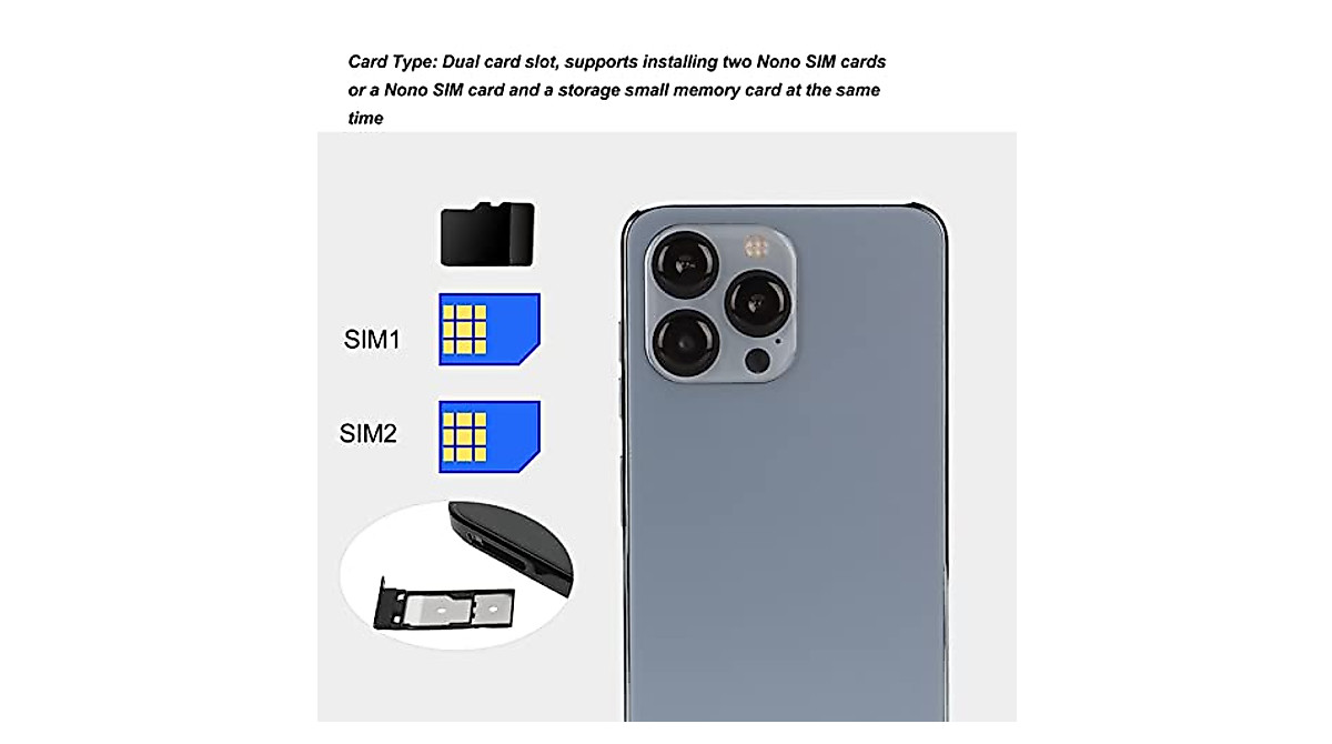 Hilitand iP13 Pro - Unlocked 6.2" Smartphone | 7000mAh Battery