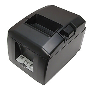 Star Micronics TSP654II (TSP650II Series) Ethernet Thermal Receipt Printer, Gray - Ethernet Connectivity, 11.8 IPS, 203 dpi, 3.15" Max Print Width, Auto Cutter - YKGAV