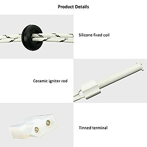 Ceramic Igniter Rod Fit for Rec Tec Wood Pellet Grill and Smoker, Recteq Ceramic Igniter Replacement