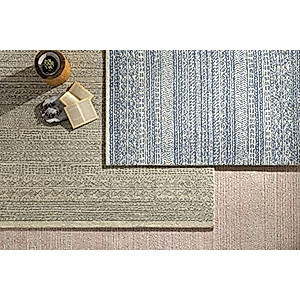 Mark&Day Wool Rugs, 8x10 Melun Global Medium Gray Area Rug, Beige Brown Carpet for Living Room, Bedroom or Kitchen (8' x 10')