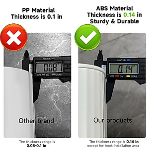 Ornato Sensor Hanging Trash Can with Lid 2.5 Gallon,Motion Sensor Garbage Can, Bathroom Trash Cans,Smart Trash Bin,Mountable/Desk for Kitchen Compost Bin,Liveroom,Office,Cream White/White