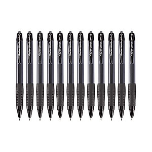 Paper Mate Gel Pens, Bold (1.0mm), Black, 12 Count