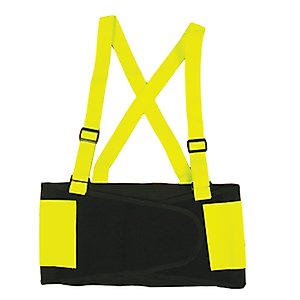 Cordova Back Support Belt with Attached Suspenders, Quick Adjust Elastic Outer Panels