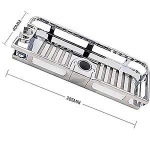 YYDSJFM Shower Caddy Basket Shelf,Bathroom Lifting Rod Removable Organizer,Soap Holder Shower Shelf Storage Rack Tray Stand Space Saver No Drilling