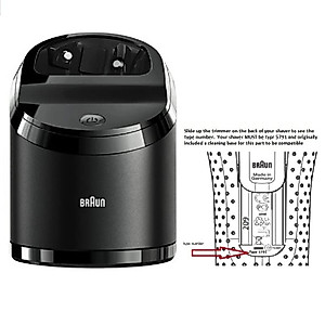 Braun Clean and Charge Base for Select Series 9(Type 5791), FlexMotionTec and CoolTec Models