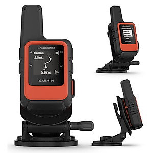 Wearable4U - Garmin inReach Mini 2 Marine Bundle, Compact Satellite Communicator, Portable Boating Handheld with Power Bundle