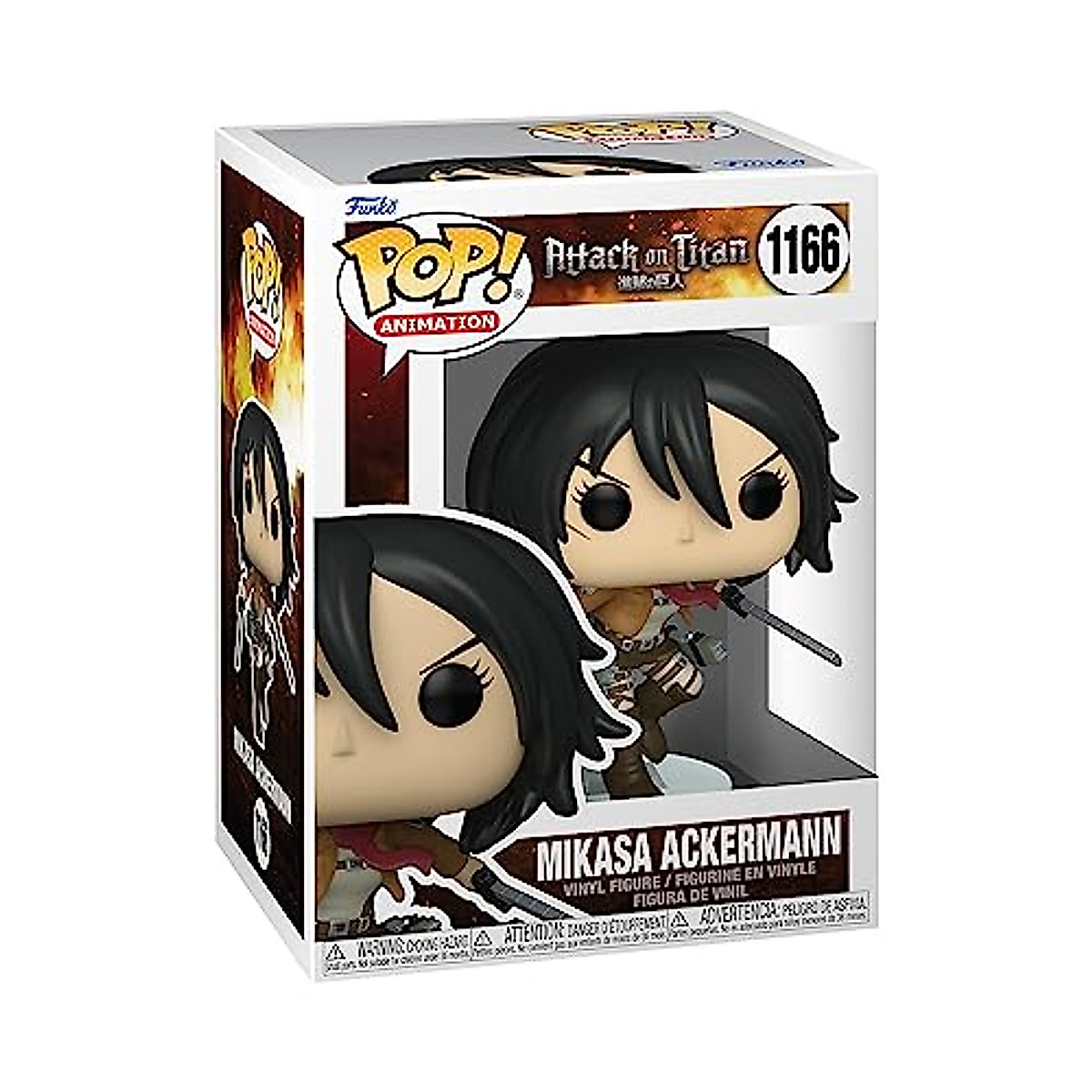Funko POP Animation: Attack On Titans - Mikasa Ackerman, Multicolor, 57981