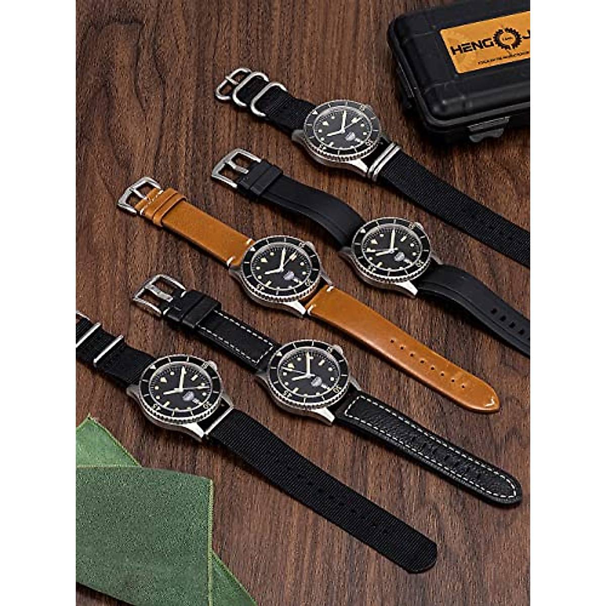 QM NH35 Dive Automatic Mechanical Men's Watch Fifty Search Diving Retro Luminous Saphire Glass Cramic Bezel 8020NH