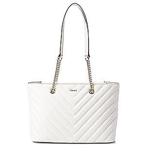 DKNY Veronica Medium Tote White/Gold One Size