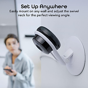 Geeni Aware 1080p Indoor Smart Home Security Camera with 2-Way Talk, Night Vision and Motion Alerts, Works with Alexa and Google Home, No Hub Required, White (2 Pack)