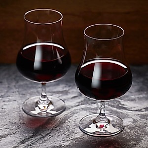 Hemswell Crystal Brandy Snifter Single - 220ml Snifter Glass for Cognac, Brandy, Rum - Elegant and Refined Sniffer Glass - Made in Europe - Suitable for Most Spirits