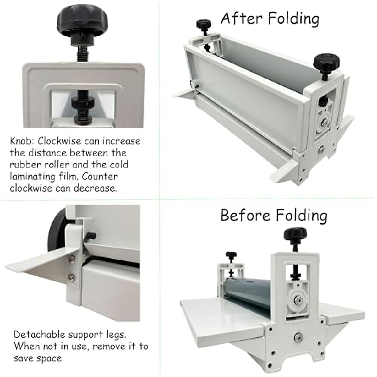 INTBUYING Laminating Machine Manual Laminator Machine Laminator Machine with Laminating Sheets 25 in Cold Laminator Machine for Personal Office