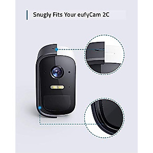 eufy security eufyCam 2C Skin (2-Pack), Protective Silicone Casing for eufyCam 2C & 2C Pro, Easy to Install, Protection Against UV Rays and Rain