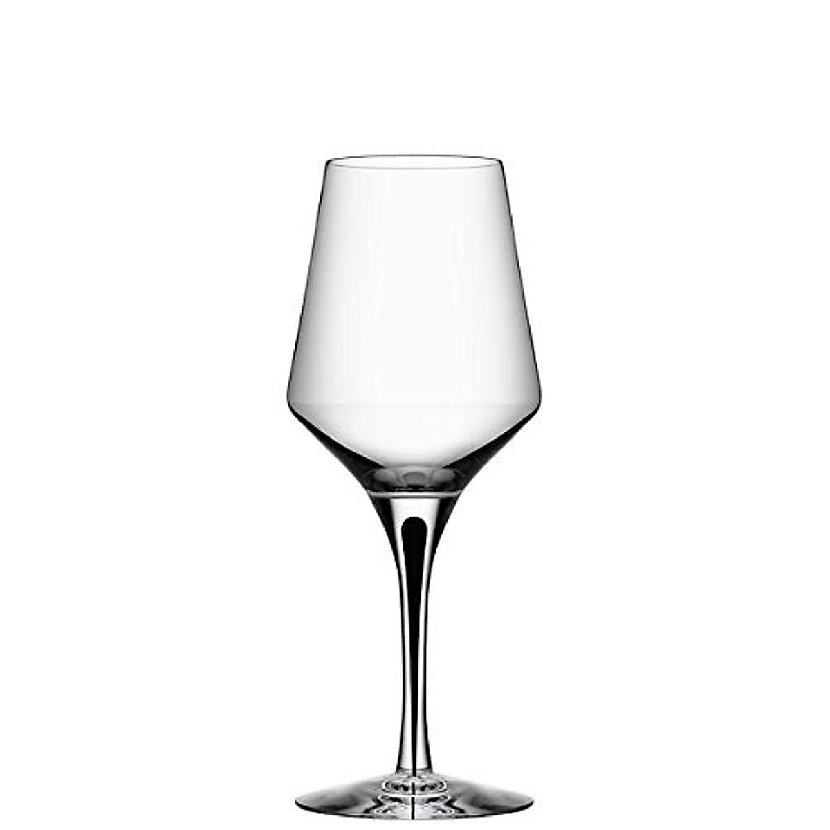 Orrefors Metropol Personalized White Wine Glasses, Set of 2 13.5oz Custom Engraved Crystal Wine Glasses for Chardonnay, Pinot Grigio