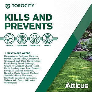 Torocity Turf Herbicide - Mesotrione Concentrate (8 oz) by Atticus (Compare to Tenacity) – Selective Weed Killer for Commercial and Residential Lawns – Pre and Post Emergent Control