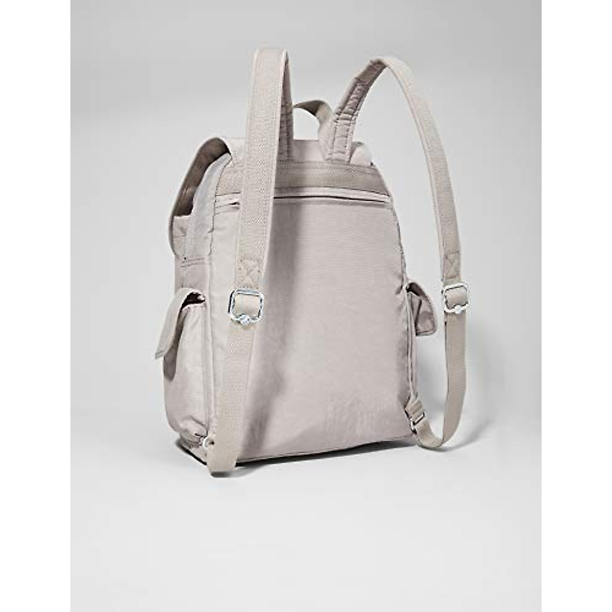 Kipling Women's City Pack Backpack Handbag, Grey Grey, 18.5x32x37 cm (LxWxH)