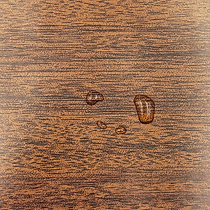 Yifely Minimalist Brown Wood Grain Furniture Paper Self Adhesive Shelf Liner Nightstand Door Sticker 17.7 Inch by 9.8 Feet