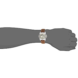 Timex Men's T46681 Expedition Traditional Brown Leather Strap Watch