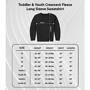 Disney Inside Out - with Sadness Comes Joy - Toddler and Youth Crewneck Fleece Sweatshirt - Size Medium Black