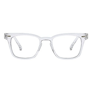 peepers by peeperspecs mens Strut Blue Light Blocking Reading Glasses, Clear, 48 US