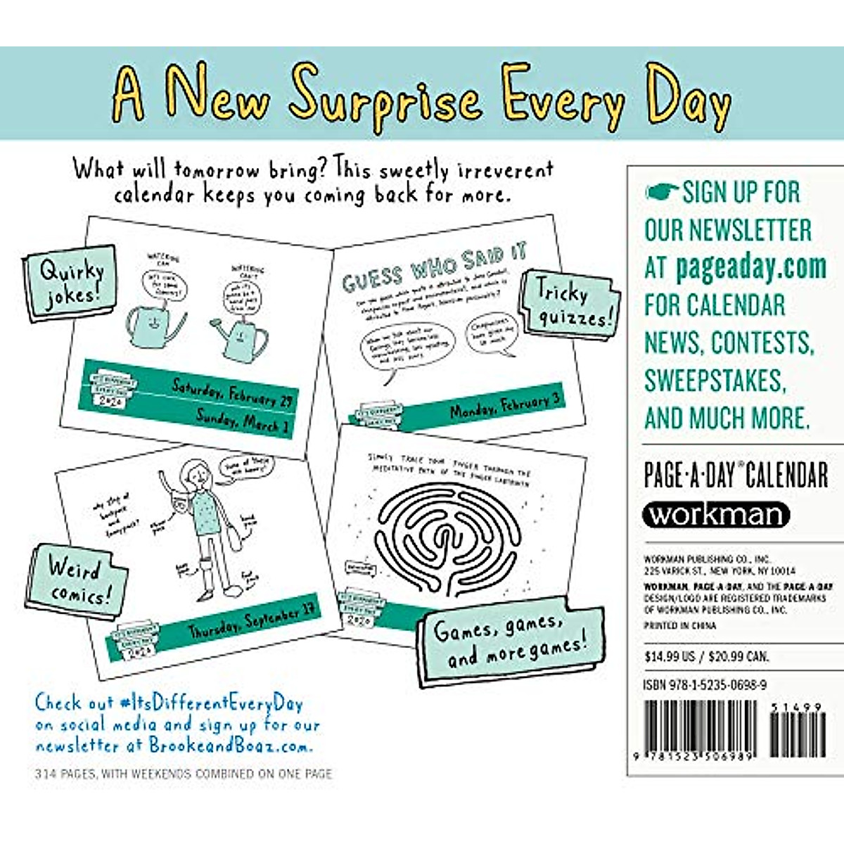 It's Different Every Day Page-A-Day Calendar 2020