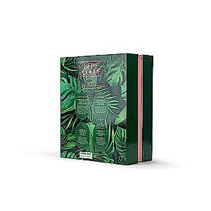 Vintage Flamingo Belle Coupe Glasses for Cocktails and Champagne | Tropical Chic Glassware Collection | Set of 4 | 12 oz Crystal Retro Style Stemmed Saucers for Elegant Bar Drinks