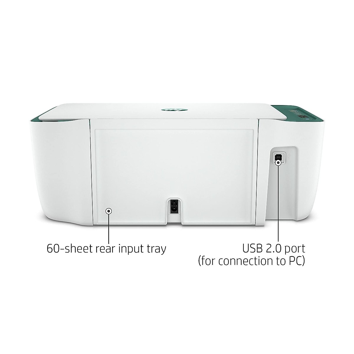 HP DeskJet 27 42e Series Wireless Inkjet Color All-in-One Printer - Print Copy Scan - Mobile Printing - USB Connectivity - Up to 7 ISO PPM - Up to 4800 x 1200 DPI - Sequoia + HDMI Cable