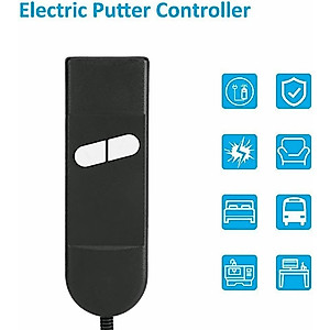GOTOTOP Remote Hand Controller Replacement 2 Button 5 Pin Lift Chair Remote Hand Power Recliner Parts for Okin Limoss Lazboy Pride Catnapper