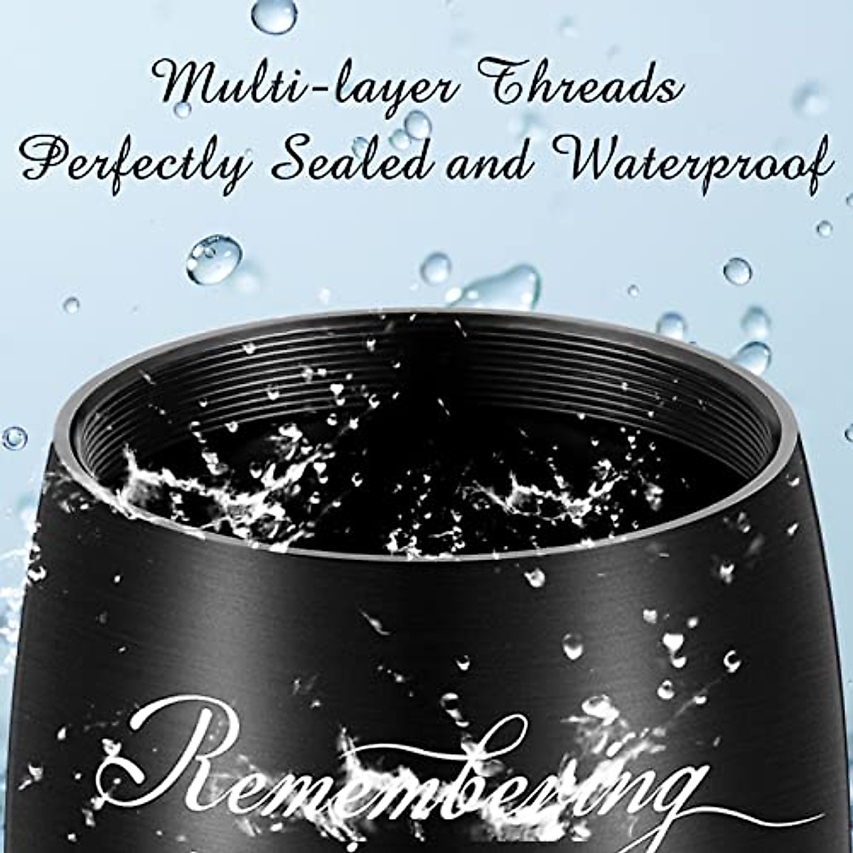 3 Inches Small Keepsake Urn for Ashes Mini Aluminum Urn for Human Ashes Cremation Funeral Ash Holder - Remembering You is Easy I DO IT Every Day. Missing You is a Heartache That Never GOES Away.