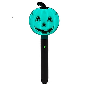 Teal Pumpkin Halloween Flashlight Glow Torch - Light Up Jack O Lantern Trick or Treat Accessory - Official Teal Pumpkin Project Gear, Let People Know your House is Allergy Freindly! Non-Candy Treat