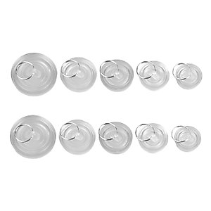 10 Pcs Washbasin Stopper Washbasin Plug Rubber Sink Plug Bathtub Stoppers Sink Stopper with Ring Drain Stopper Basin Plug with Ring Kitchen Sink Stopper Rubber Tub Plug Bath Plugs