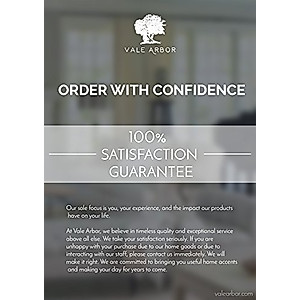 Vale Arbor Black Acrylic Serving Tray for Vanity, Bathroom, Ottoman, Organizer and Decor with Handles (Rectangle, Large)