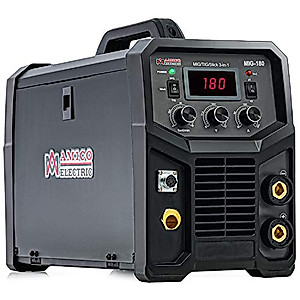 MIG-180, Multi-function 180 Amp MIG/MAG/Flux-cored/Lift-TIG/Stick Arc DC Inverter Welder, Spool gun weld aluminum.