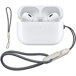 Lanyard Compatible for AirPods Pro 2, New Earbuds Lanyard Wireless Bluetooth Headphones Cover Anti-Drop Rope Lanyard Suitable for AirPods Pro 2 (Gray)