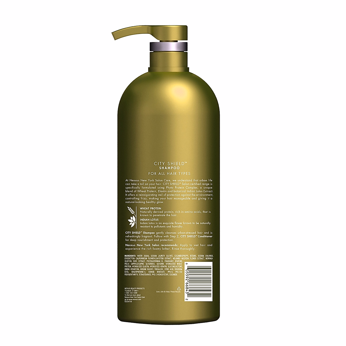 Nexxus City Shield Shampoo, for All Hair Types 33.8 oz