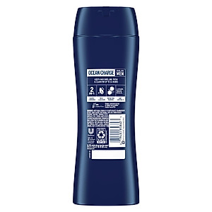 Suave Men Shampoo and Conditioner 2 in 1 Ocean Charge – Vitamin & Moisture-Rich Mens Shampoo and Conditioner Set in One Recyclable Bottle, Fresh, Clean Scent, 12.6 Oz Ea (Pack of 2)