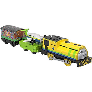 Thomas & Friends TrackMaster Raul & Emerson, motorized train with removable toy plane for toddlers and preschoolers ages 3 years & older