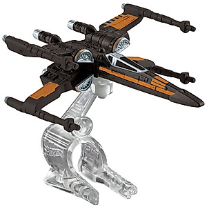 Hot Wheels Star Wars: The Force Awakens Hero Open Wing Orange Starfighter Starship Vehicle