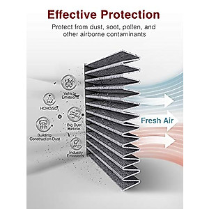 Puroma Cabin Air Filter with Activated Carbon, Replacement for CP157, CF12157, Select Lexus and Toyota Vehicles