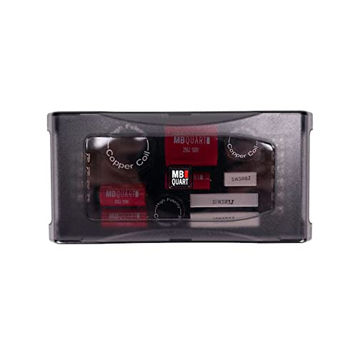 MB Quart PS1-316 Premium 6.5 Inch 400 Watt 4 Ohms 3 Way Component Network Control Mobile Speaker Car Audio Systems, Grills Included, Black (2 Pack)