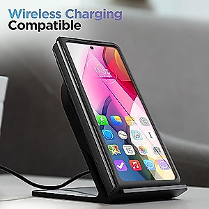 Encased DuraClip Series Samsung Galaxy Z Fold 5 Case with Belt Clip Holster, Black (2023 Release)