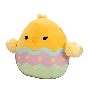 Kellytoys Squishmallows 12 inch Aimee The Yellow Chick in Egg Pillow Plushie Toy