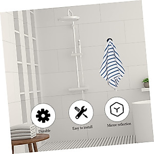 DOITOOL 4pcs Brass Robe Hook Bathroom Wall Hooks Wall Coat Hooks Hanger Bathroom Robe Hooks Robe Mount Hats Hooks Bath Towel Stainless Steel Hooks Hanging Hooks Key Holder Scarf