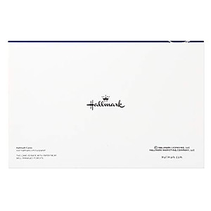 Hallmark Boxed Holiday Cards, Happy Holidays (40 Blue and Silver Cards with Envelopes) (1XPX5163)