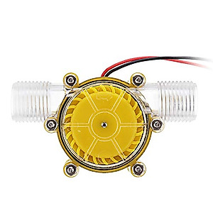 wonofa Water Flow Generator Turbine Generator Hydroelectric Micro Hydro Generator 1/2 Inch Portable Water Charger 10W 12V