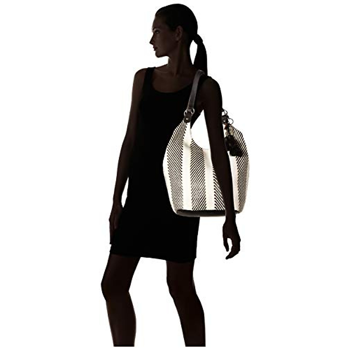 Sakroots womens Roma Woven Shopper, Black & White Soulful Desert, One Size US
