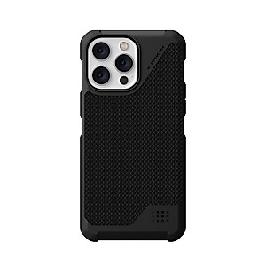 URBAN ARMOR GEAR UAG Designed for iPhone 14 Pro Max Case Kevlar Black 6.7" Metropolis LT Built-in Magnet Compatible with MagSafe Charging Featherlight Heavy Duty Shockproof Rugged Protective Cover